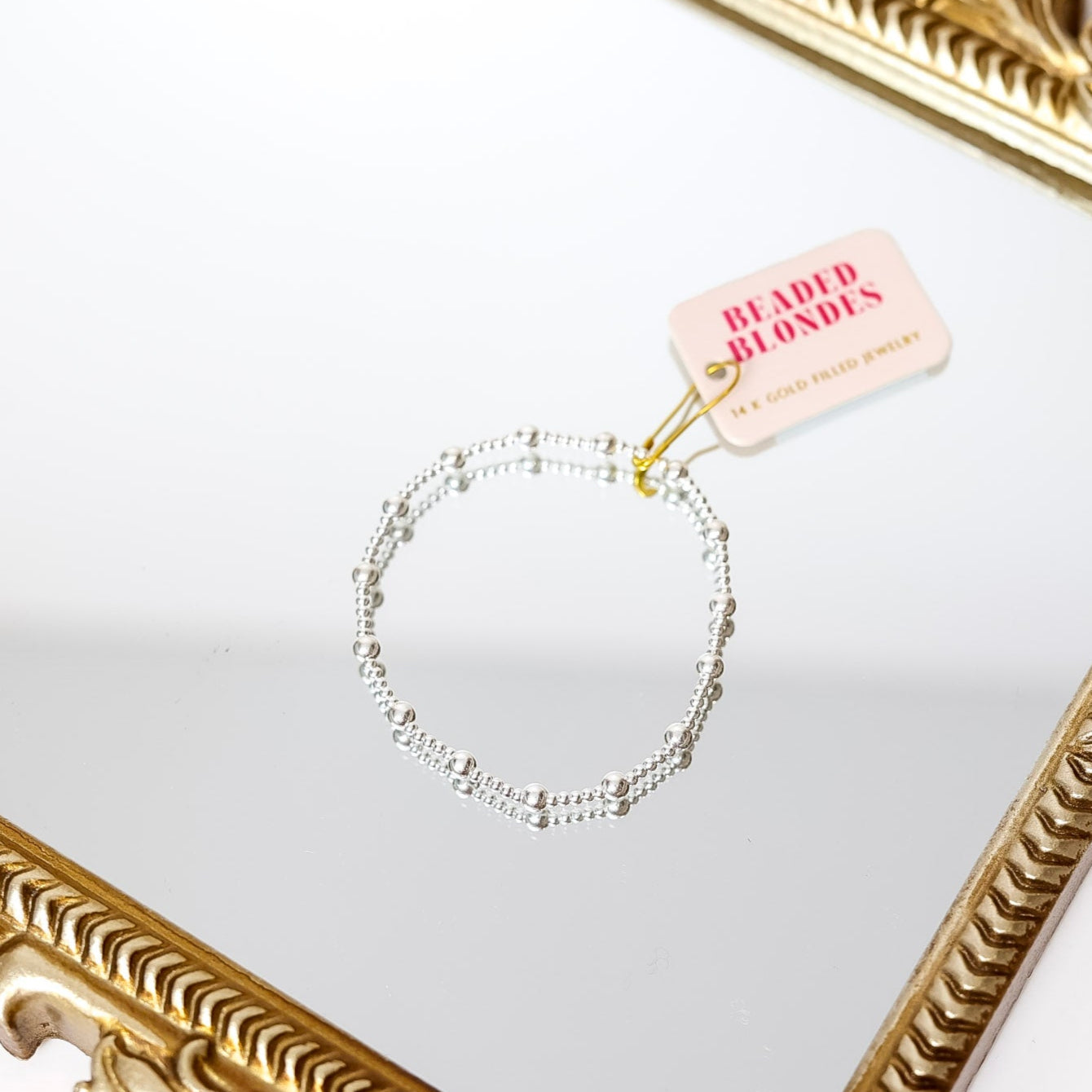 Beaded Blondes | Lively Bracelet in Silver – Giddy Up Glamour Boutique