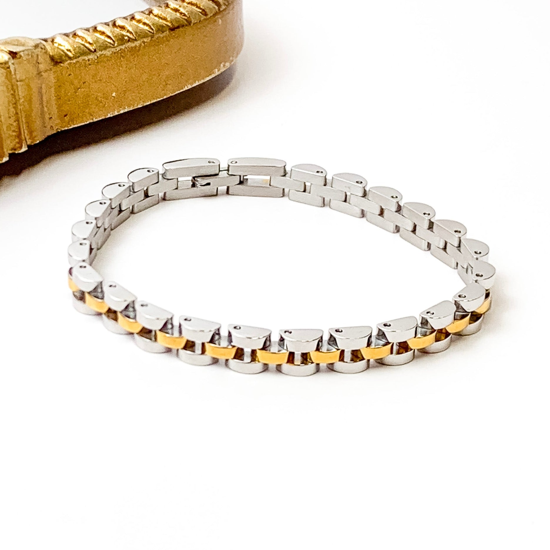 Bracha | Rolly Two Tone Mini Bracelet