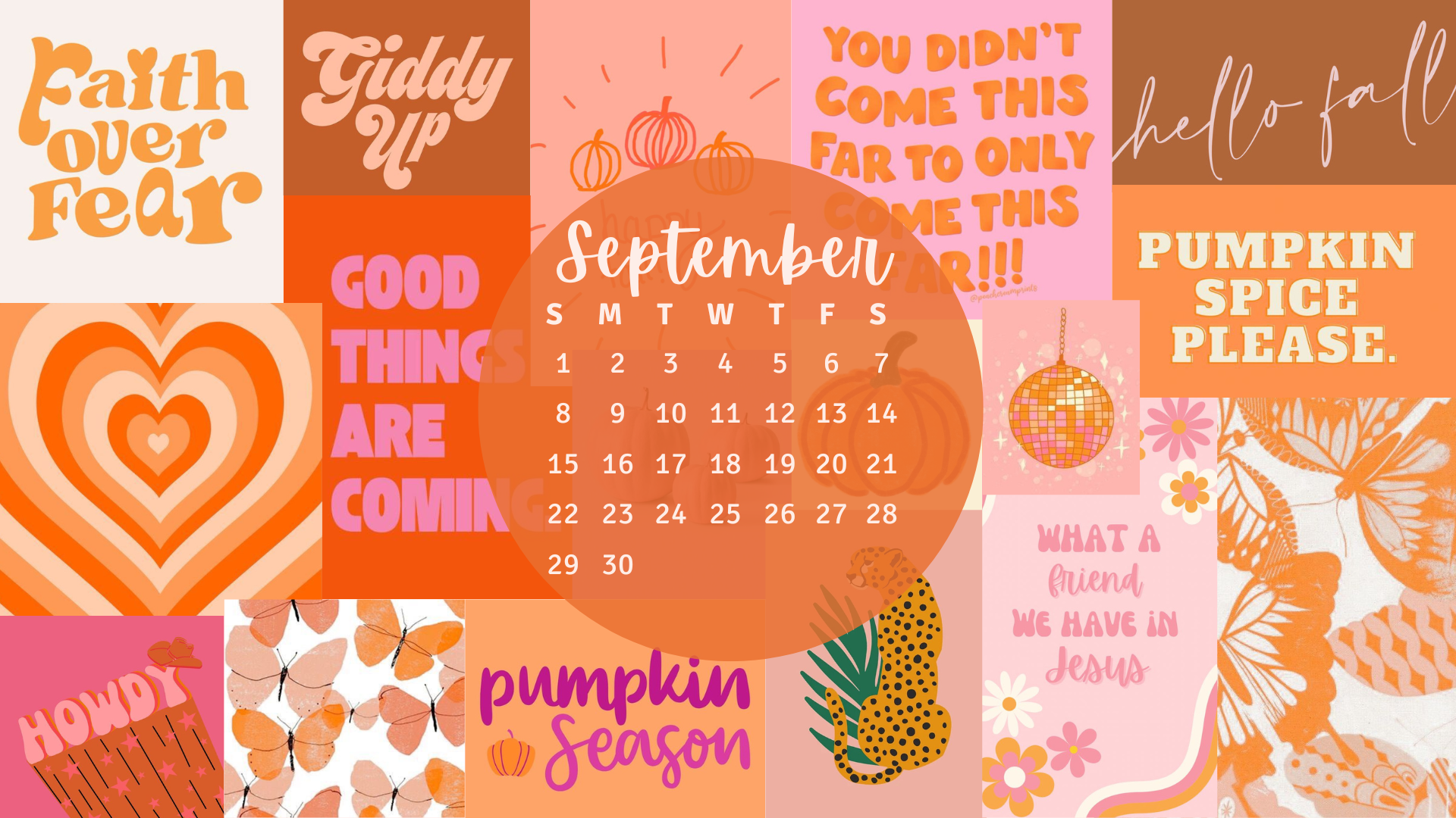 Free Downloadable Desktop and Mobile Screen Savers for September and F