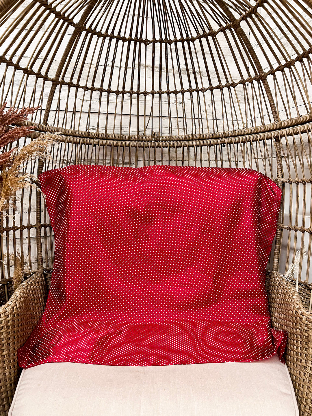 Wyoming Traders | Cowboy Polka Dot Silk Wild Rag Scarf in Red – Giddy ...