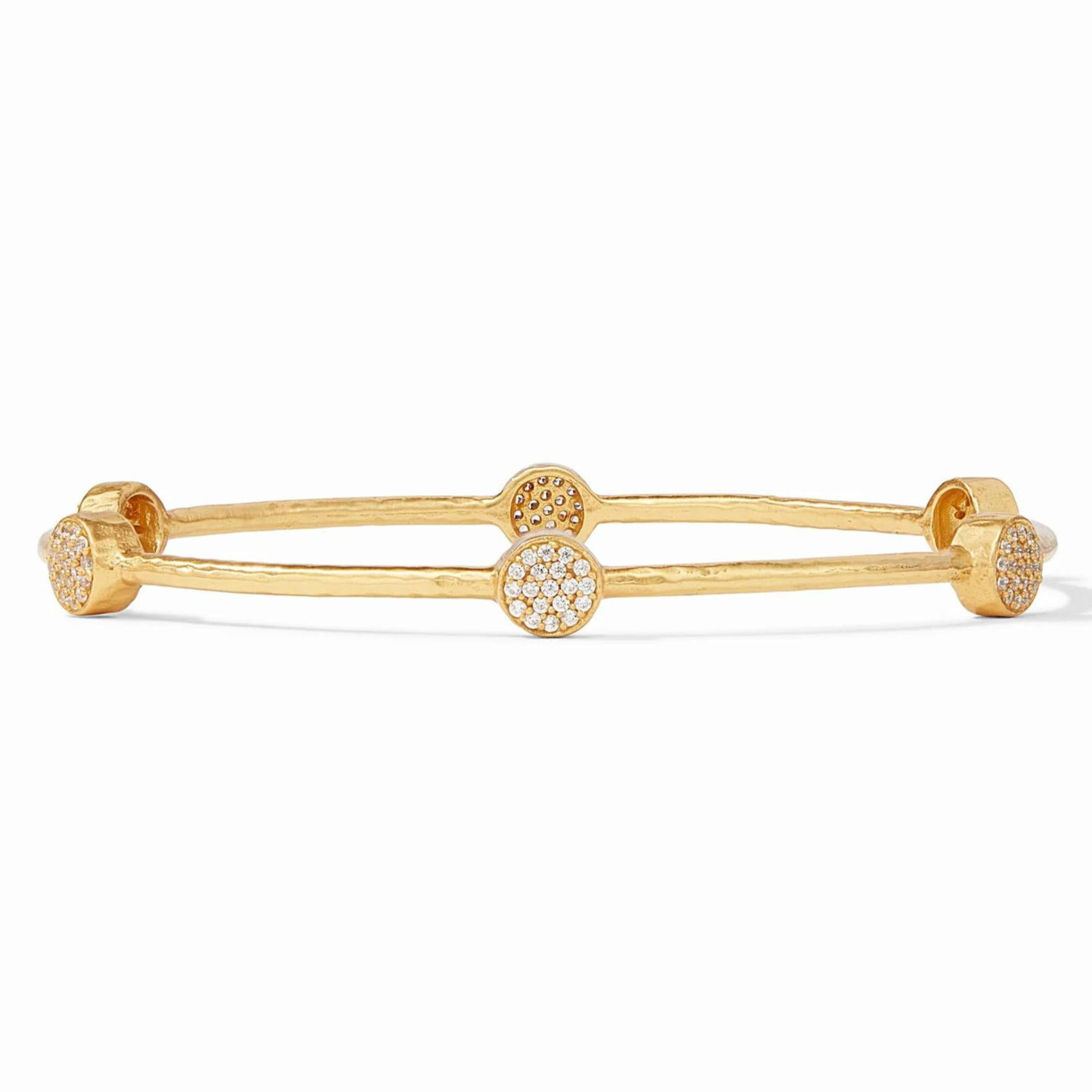 Julie Vos | Milano Luxe Pave Bangle with CZ Crystals in Gold – Giddy Up ...
