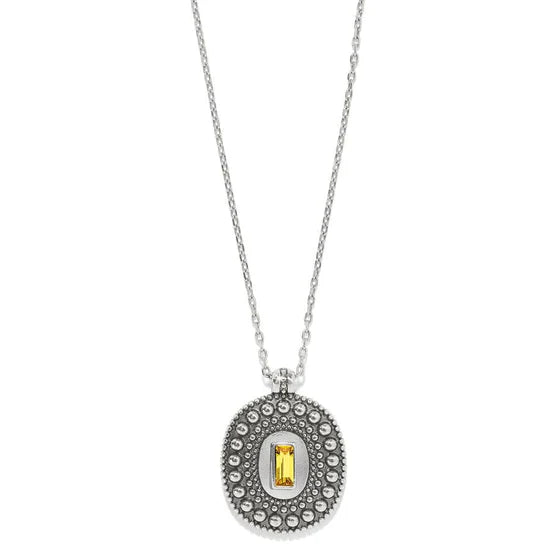 Brighton | Pretty Tough Gem Necklace in Silver and Light Topaz – Giddy ...